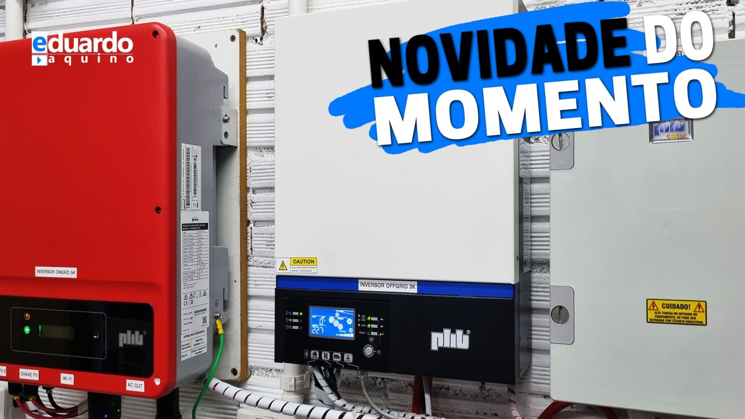 Inversor Híbrido Retrofit funciona com Placa Solar do OnGrid