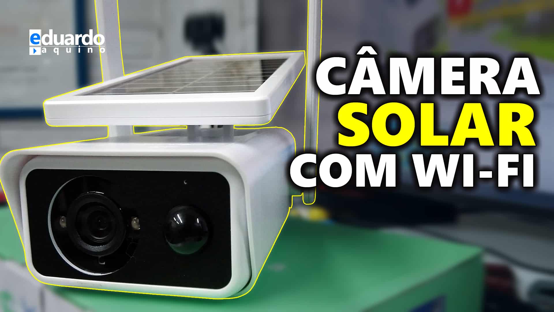 Câmera IP SOLAR FULL HD com BATERIA de LÍTIO