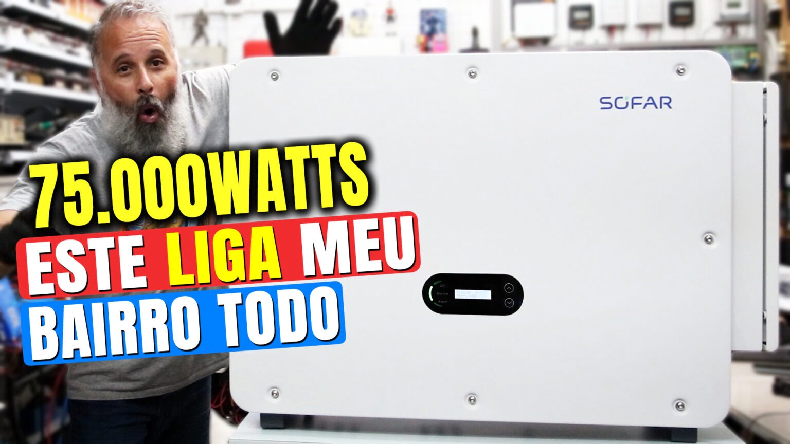 Inversor SOFAR 75.000W 8 MPPT Trifásico 75KTLX-G4-LV